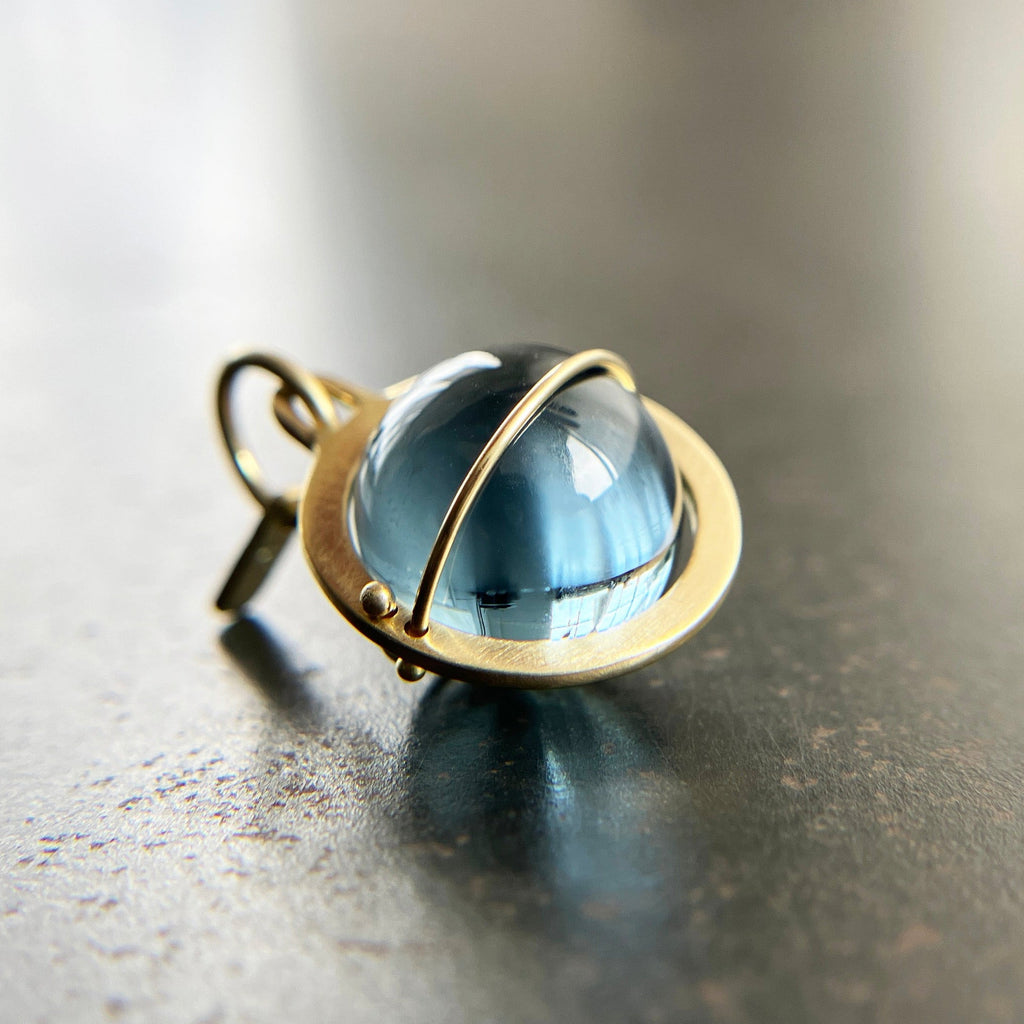 Captured London Blue Topaz Orb – hilaryfinck.com