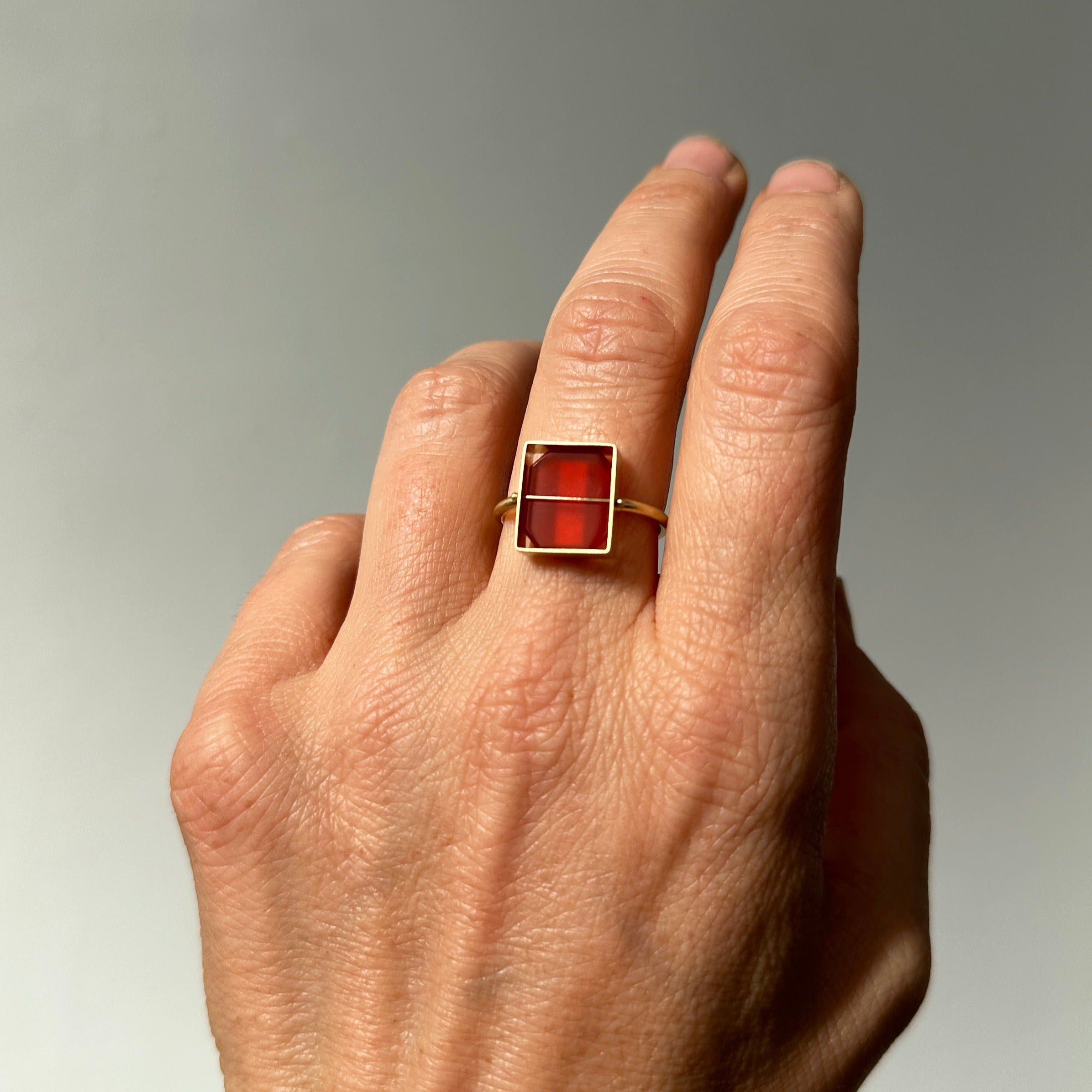 Captured Carnelian Ring – hilaryfinck.com
