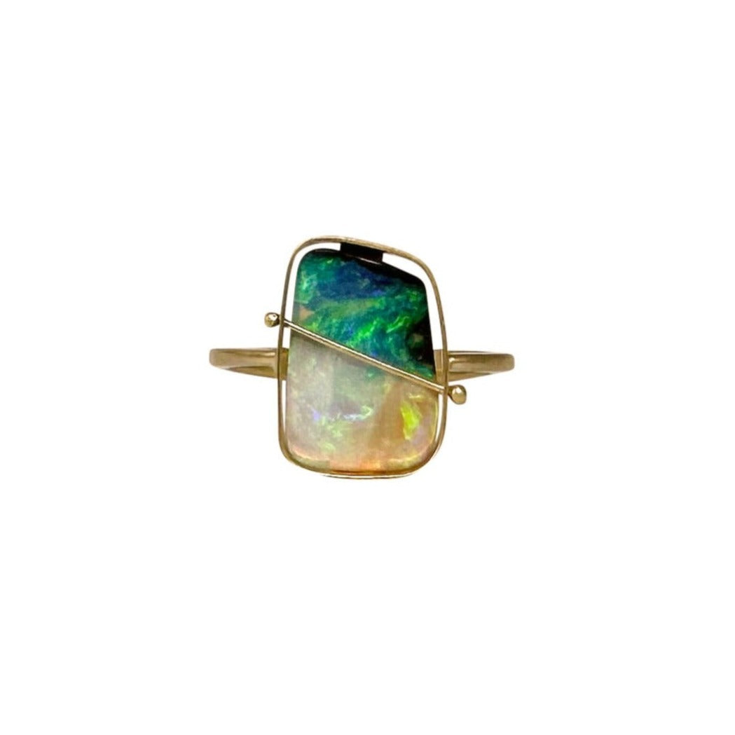 Captured Opal Statement Ring – hilaryfinck.com